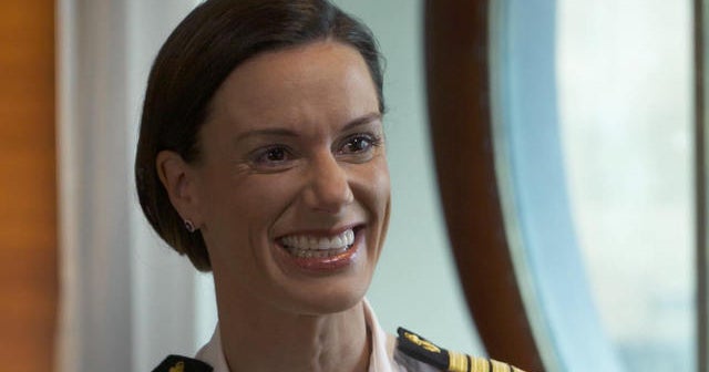 Kate McCue becomes first American woman to captain cruise ship - CBS News
