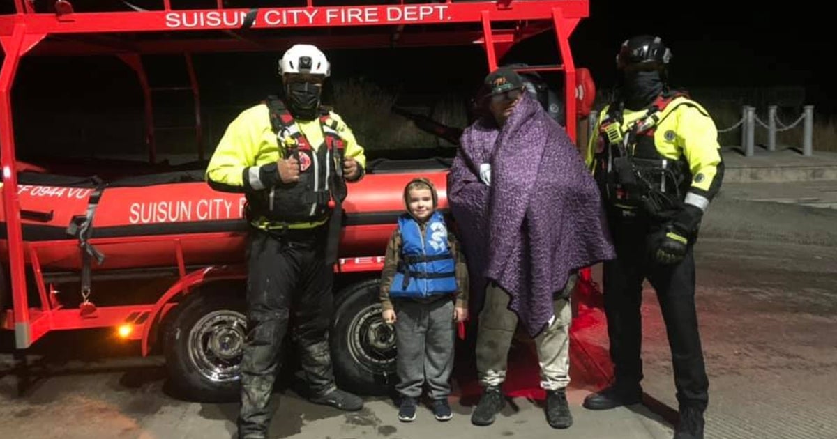 Suisun City Fire Helps Coast Guard In Late-Night Rescue In Slough - CBS ...