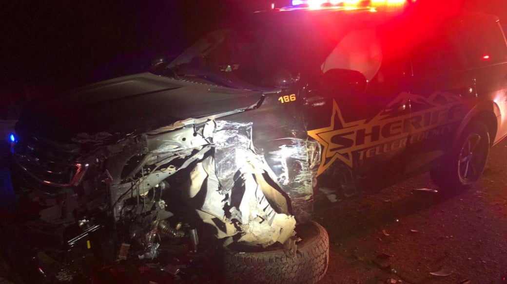 Teller County Deputy Rushed To Hospital After Head On Crash With