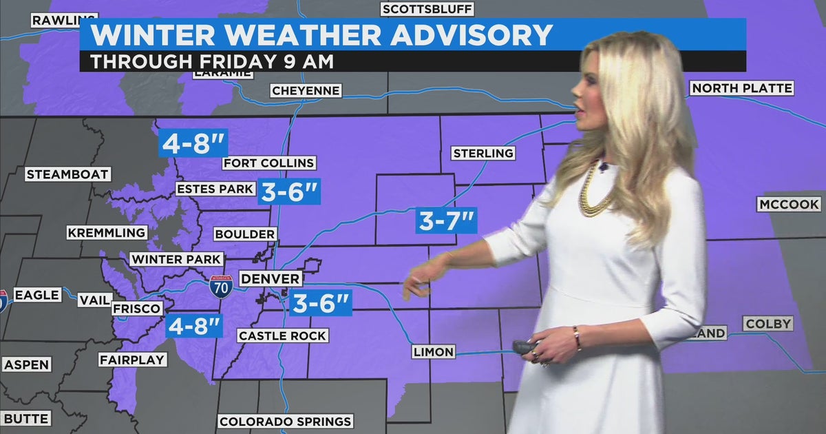 Denver Weather: Heavy Snow Hitting Eastern Colorado - CBS Colorado