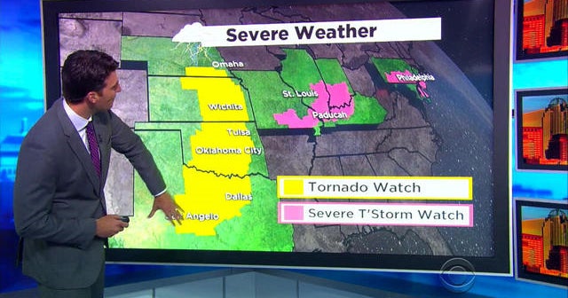 60 million under severe weather threat - CBS News