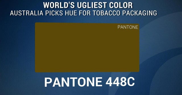 Worlds Ugliest Color Plays Role In Anti Smoking Campaign Cbs News