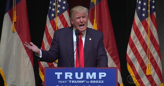 Trump bashes Clinton for careless handling of emails - CBS News