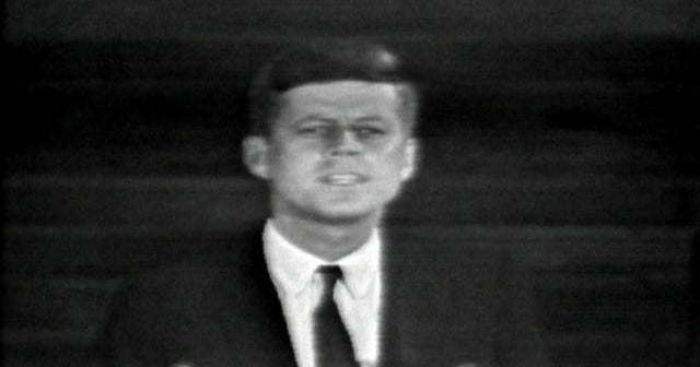 1960: John F. Kennedy accepts Democratic presidential nomination - CBS News