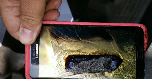 How is Samsung going to deal with their burning phone crisis? - CBS News