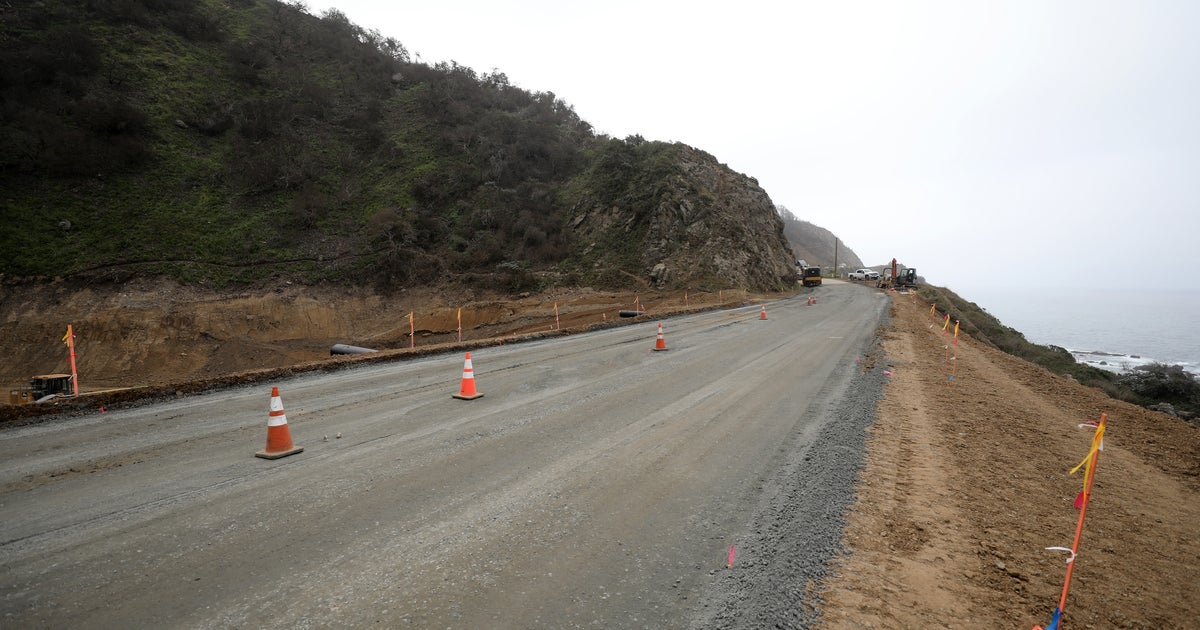 Highway 1 Near Big Sur To Reopen Friday After Landslide - CBS Los Angeles