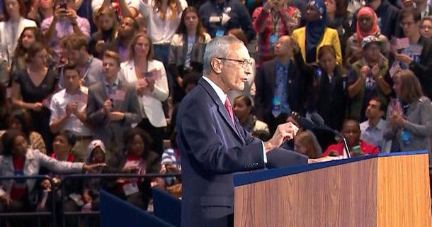 Clinton campaign chairman sends supporters home for the night - CBS News