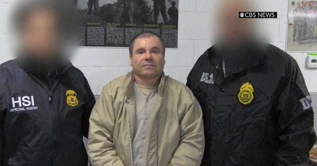 Exclusive video of Joaquin "El Chapo" Guzman arriving in U.S. - CBS News