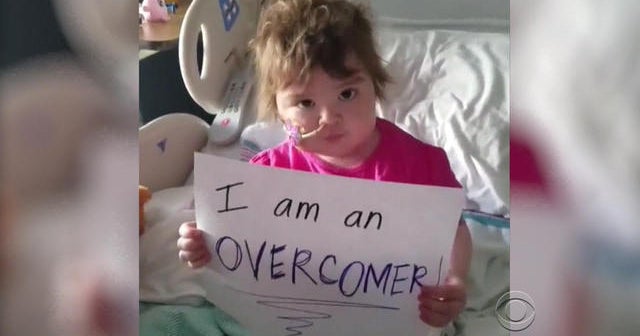 Meet Leah the Overcomer, a young girl who is inspiring the world - CBS News