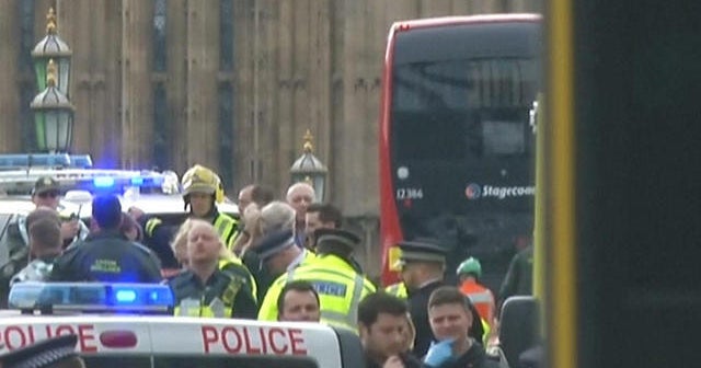 London police treating Parliament attack as terror incident - CBS News