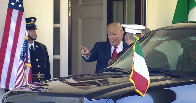 President Trump meets with Italy's Prime Minister - CBS News