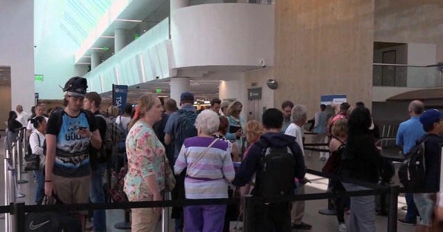 Inside the LAX airport terminal swaps - CBS News