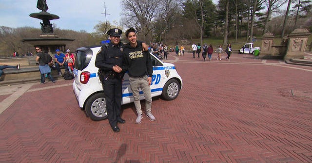 Smart cars give NYPD the right to remain adorable - CBS News