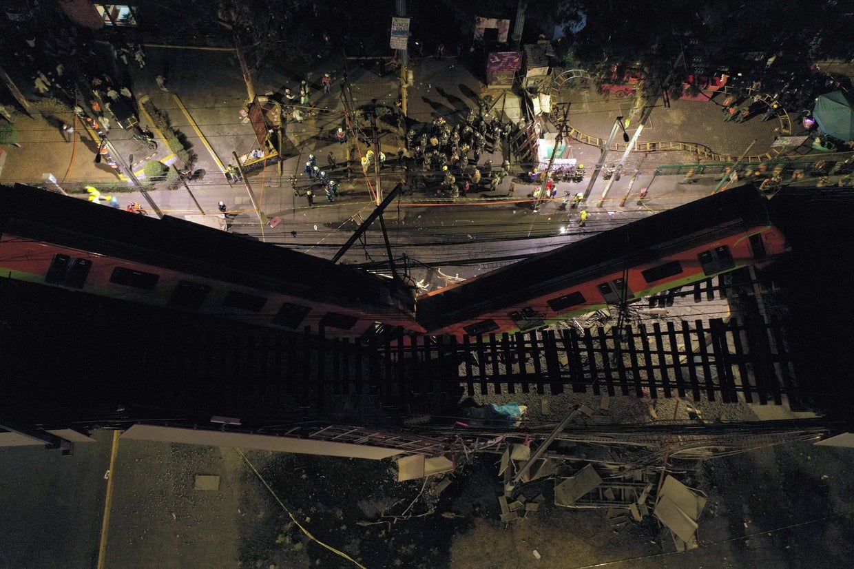 Mexico City metro overpass collapses, killing at least 23 people and ...