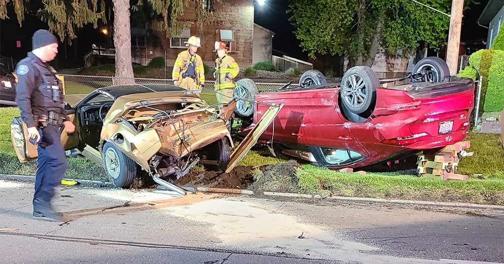 Two People Transported To Hospital In Crash In Baden - CBS Pittsburgh