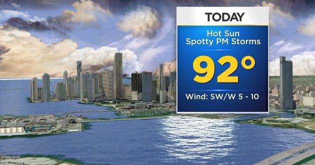 Miami Weather: Hot & Humid With Scattered Showers, Mostly Sunny Weekend ...