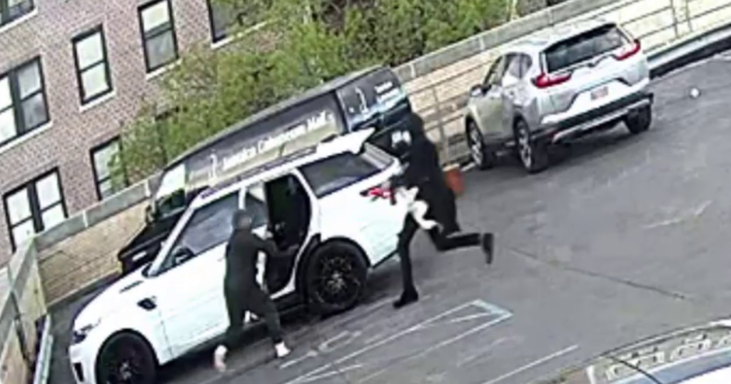 Caught On Video: Man Shot During Robbery In Queens Mall Parking Lot ...