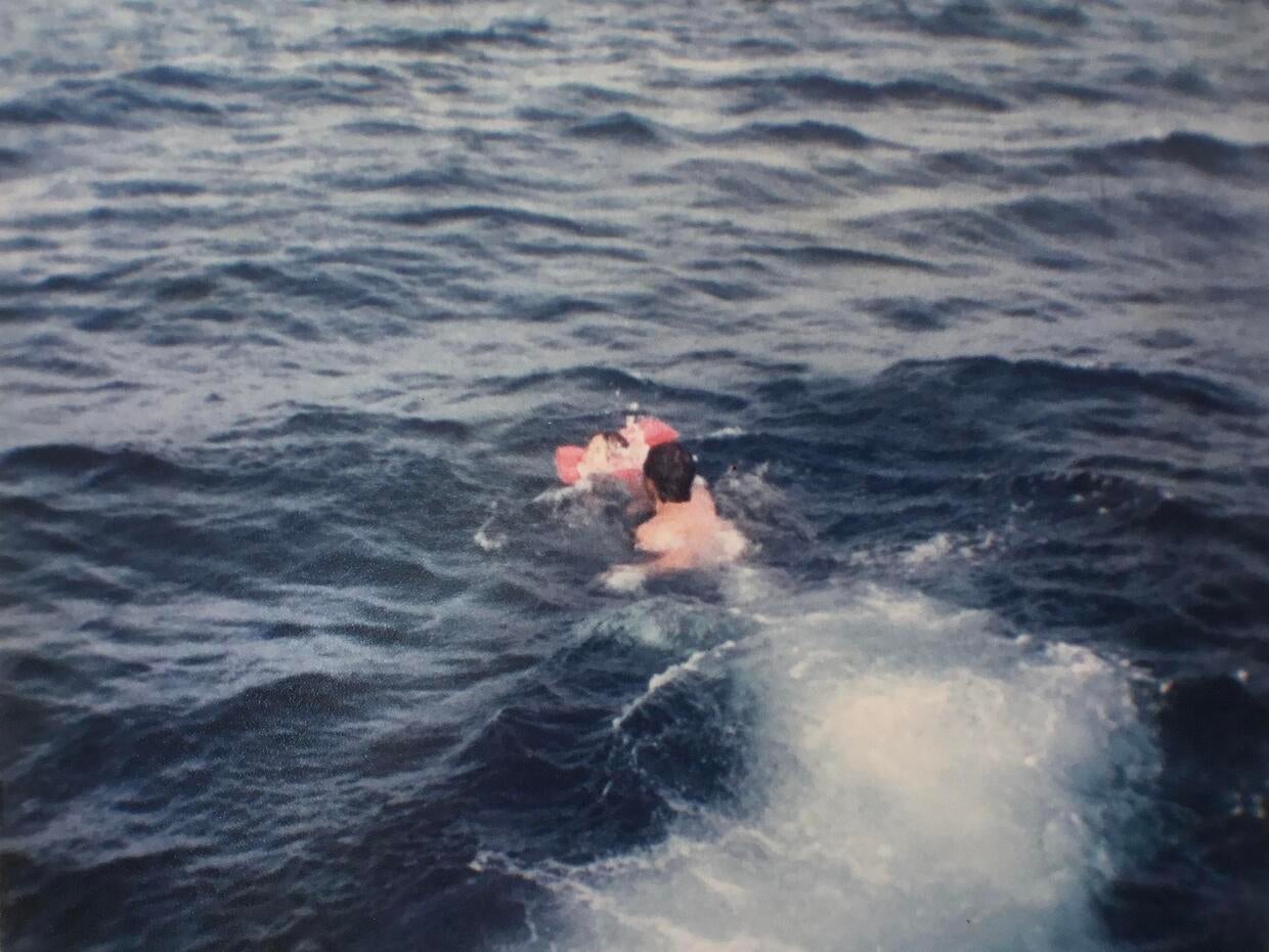 Woman reunited with two fishermen 35 years after they rescued her from ...