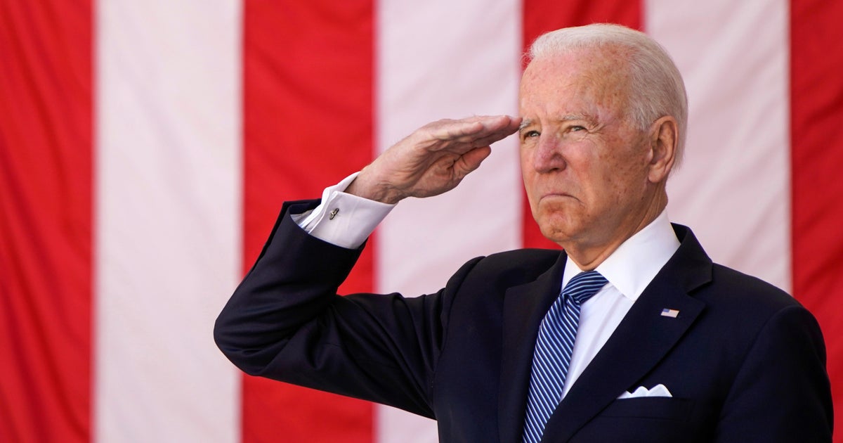 Biden invokes "soul of America" theme on Memorial Day - CBS News