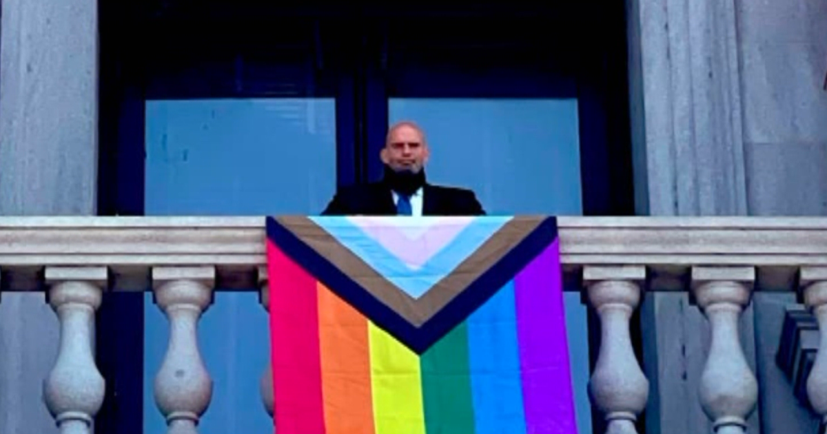 Pennsylvania Lt. Gov. John Fetterman Defies State Law To Hang Pride ...