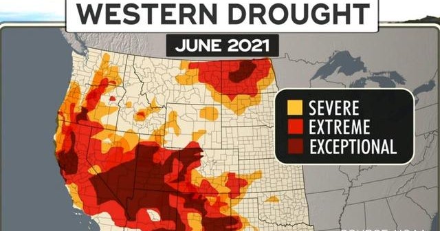 Western drought "the worst we have ever seen," says CBS News' Jeff ...