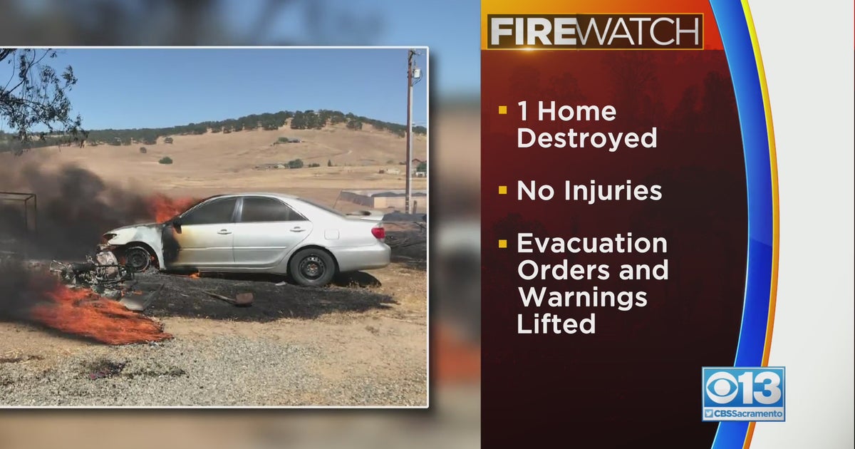 Family's Home Destroyed In Fast-Moving Yuba County Fire - CBS Sacramento