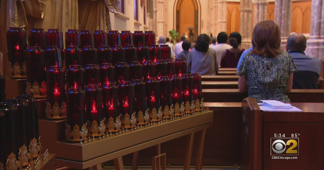 Worshippers Joyfully Return To Church In Person With COVID-19 Capacity ...