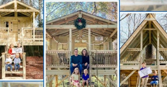 Dad turns building treehouses into career - CBS News