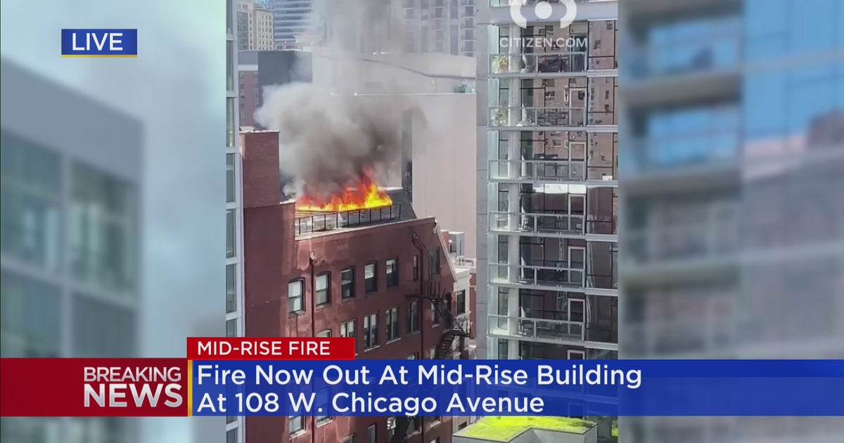 No Injuries In Chicago Mid Rise Fire On The Near North Side - CBS Chicago