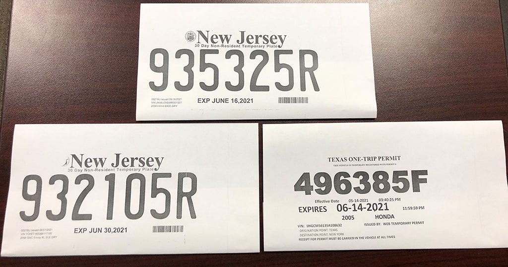NYPD ing Down On Growing Fake Temporary License Plate Problem
