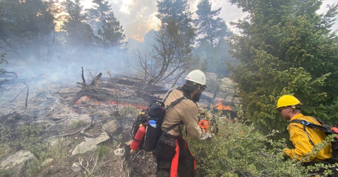 Smith Hill Fire Southeast Of Golden Gate Canyon State Park Fully ...