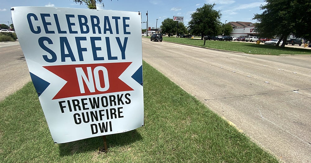 Mesquite Offering Free Yard Signs Urging No Fireworks, Gunfire Or DWI ...