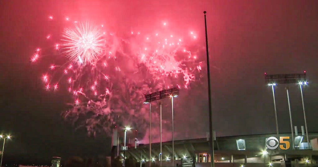 Fireworks Delight A's Fans But No BART Is a Bummer - CBS San Francisco