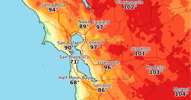 Bay Area Warmup Begins Ahead Of Excessive Heat Warning - CBS San Francisco