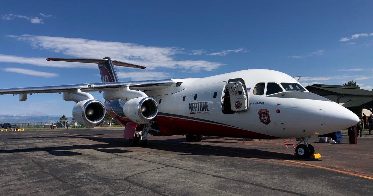 New 'Tanker 10' Joins Wildland Firefighting Efforts In Colorado - CBS ...