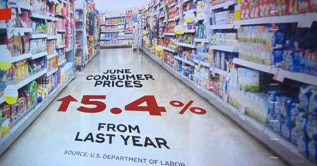 Consumer prices rise at historic rate - CBS News