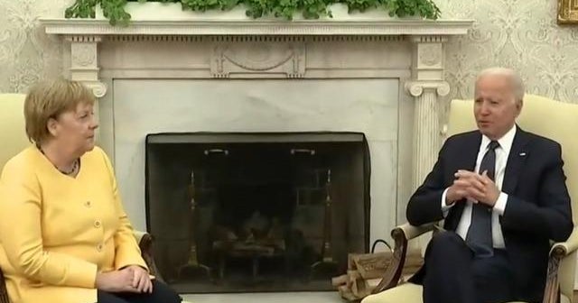 President Biden hosts German Chancellor Angela Merkel for last likely ...