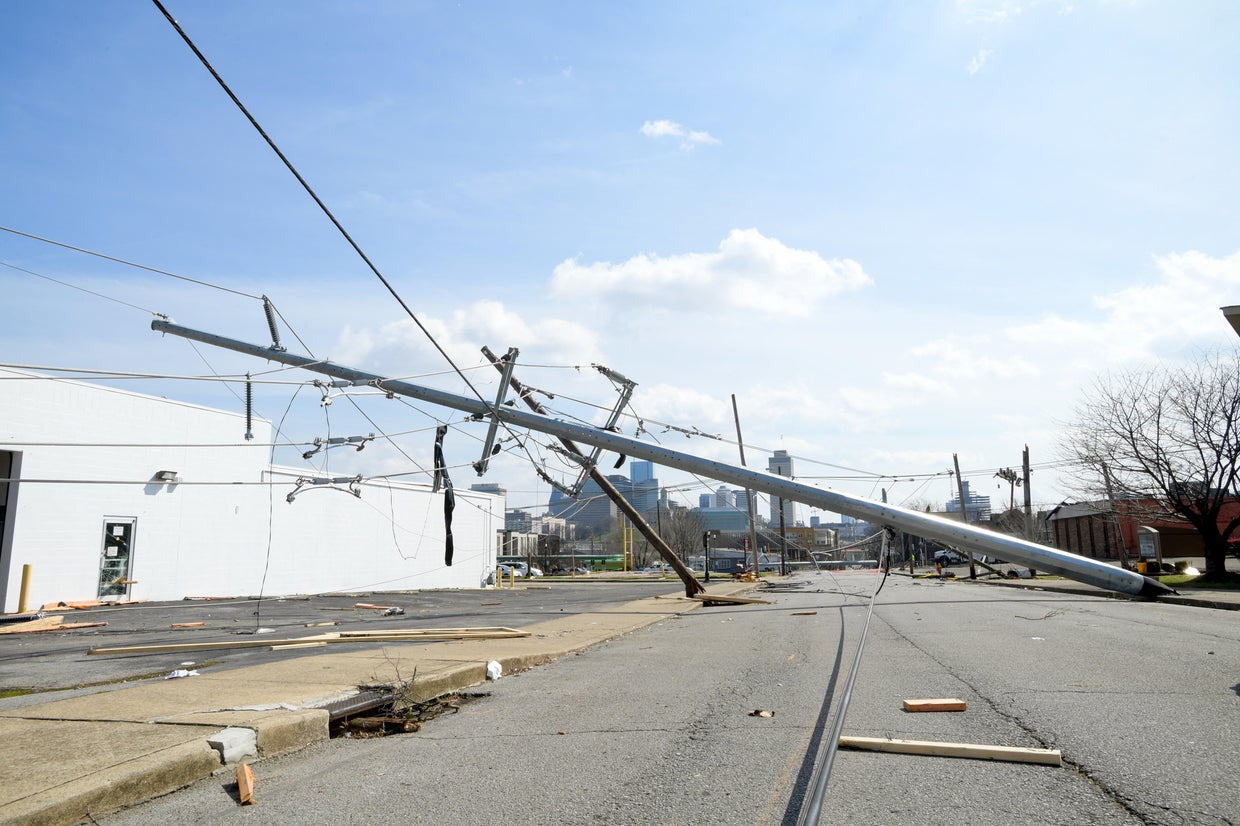Devastating photos of tornado damage