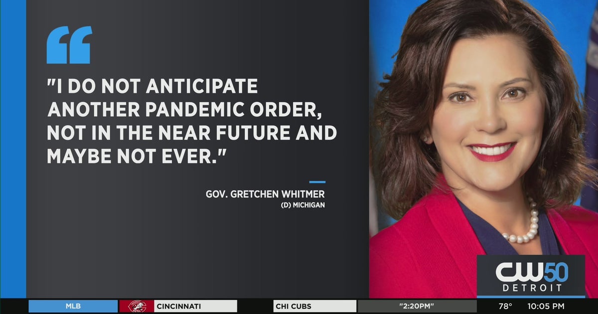 Governor Whitmer Resumes Wearing Mask At Indoor Events - CBS Detroit