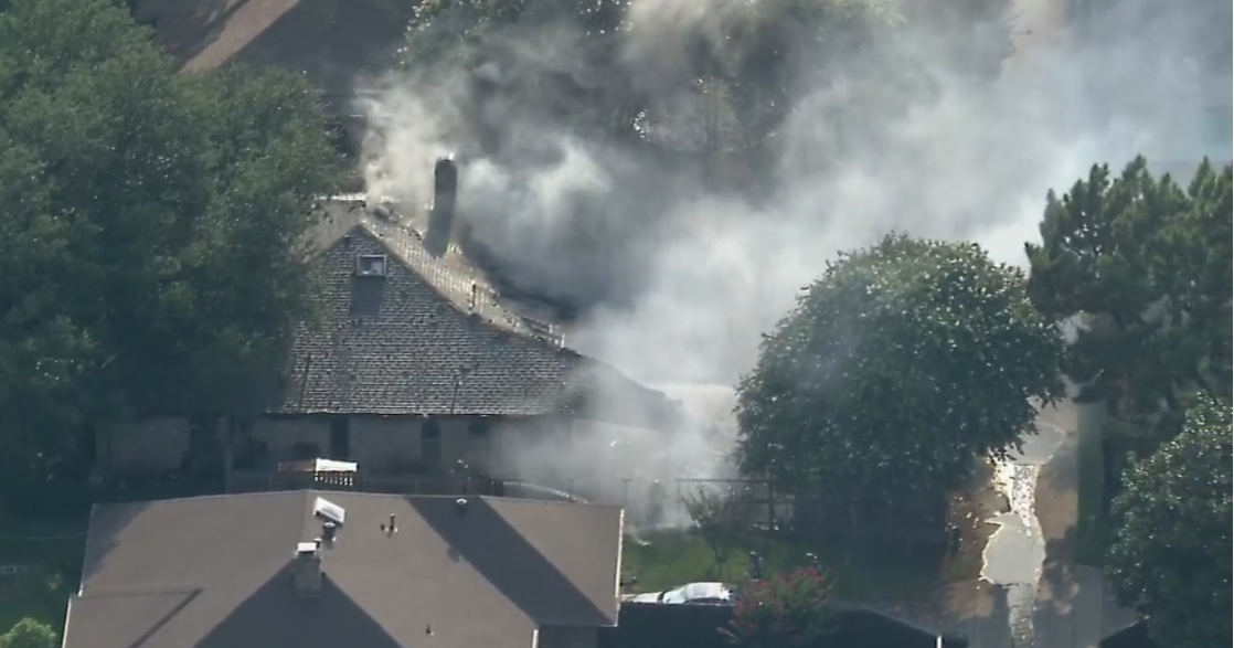 Fire At Plano Home Under Control, No Injuries Reported - CBS Texas