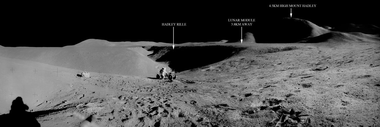 Jaw-dropping remastered NASA photos celebrate Apollo 15's 50th anniversary
