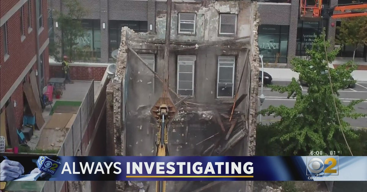 Vacant West Loop Building Torn Down After Partial Collapse; City Says ...