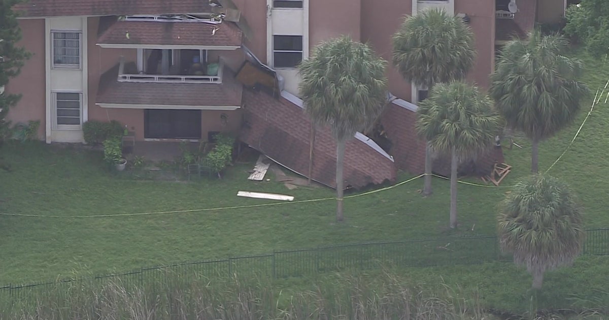 Partial Roof Overhang Collapse At NW Miami-Dade Condo, Similar Collapse ...