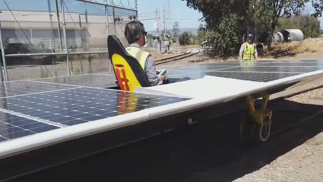 Groundbreaking Solar-Powered Train Goes On Sonoma County Test Run, Sets ...