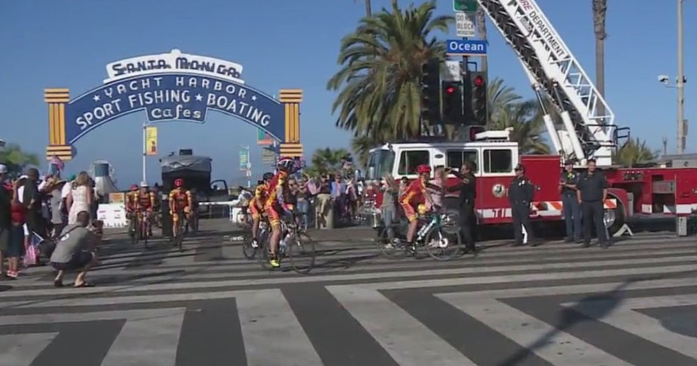 Firefighters On Bike Ride To Mark 20th Anniversary Of 9/11 On Approach ...