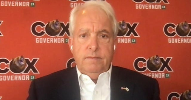 California Recall Gop Candidate John Cox Discusses Campaign Cbs News