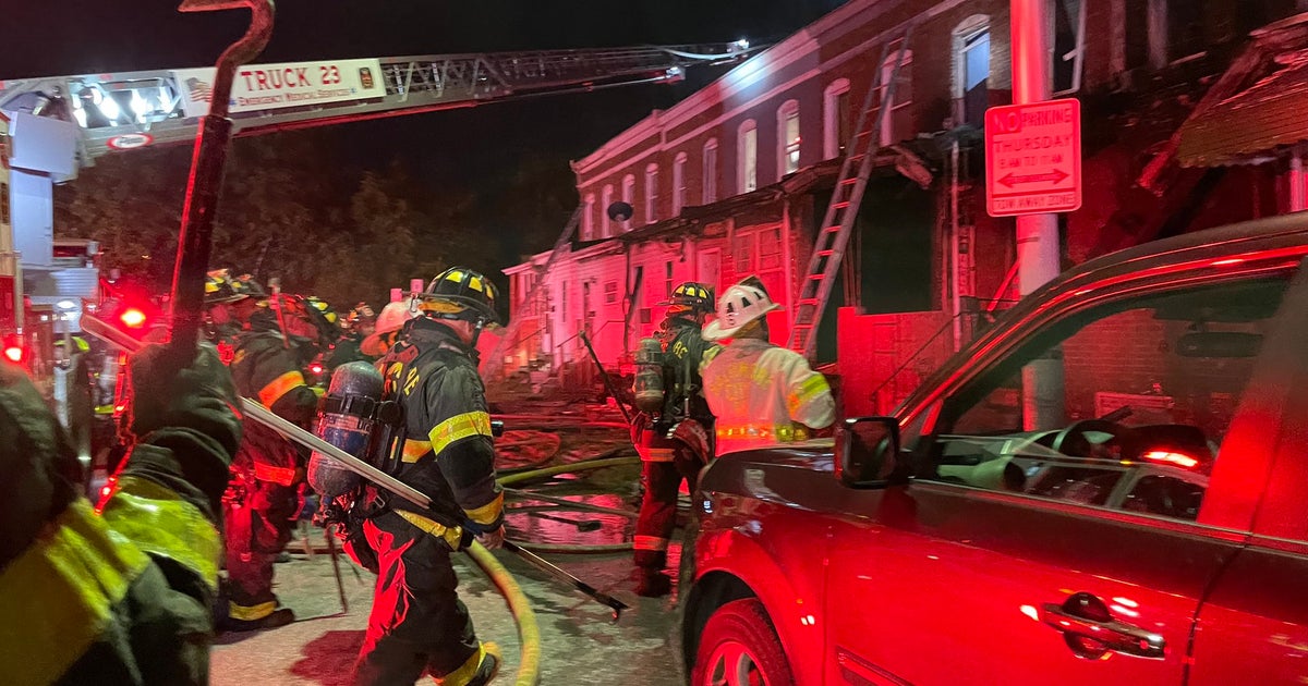 Six Rowhomes Involved In West Baltimore Fire, No Injuries Reported ...
