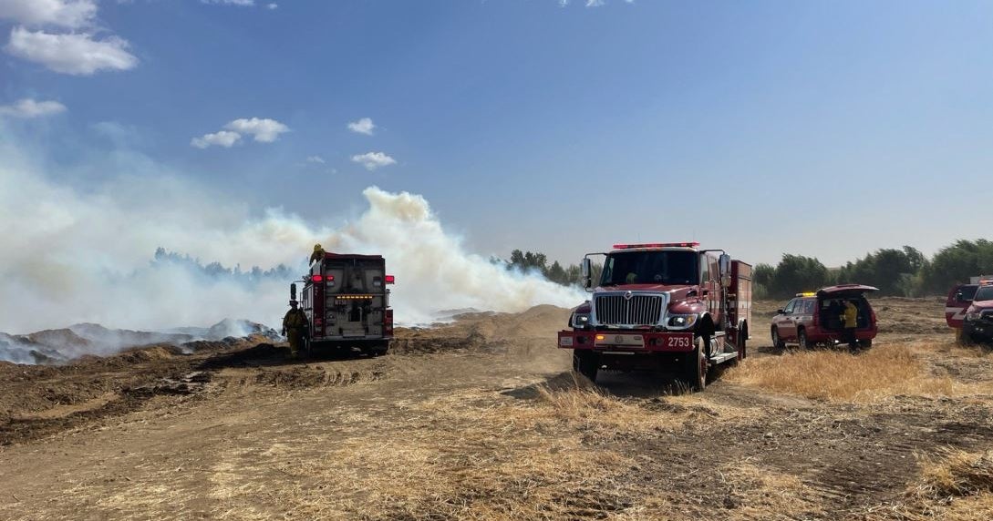 Wind-Driven Fires Spring Up Across Northern California - CBS Sacramento