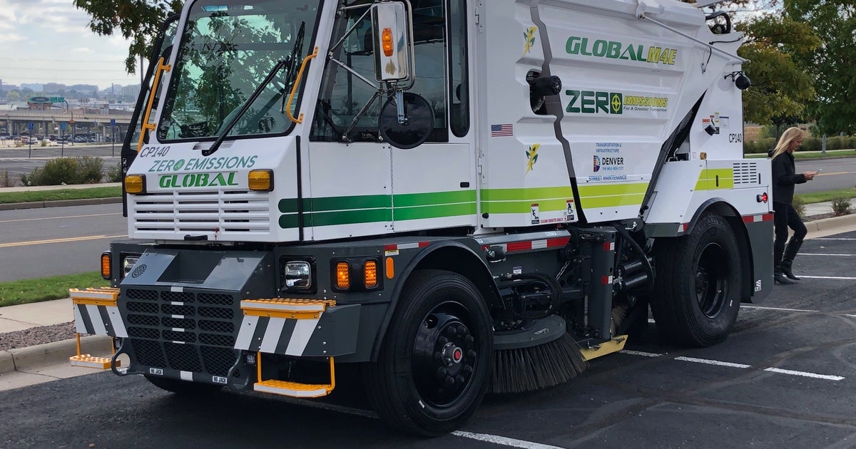 Big Green Cleaning Machine Hits The Pavement To Clean Up Denver's ...