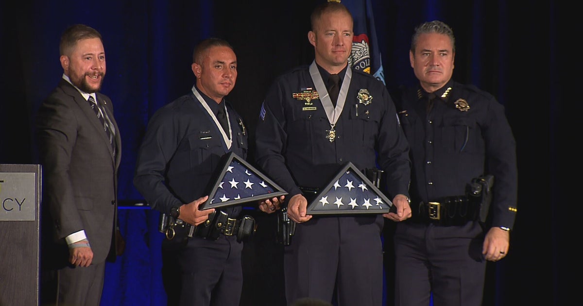Denver Police Officers Honored For Bravery, Dedication - CBS Colorado